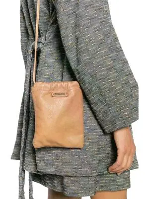 CATERINA LUCCHI Caterina Lucchi Eva Garment-Dyed Leather Cross Body Bag Neutrals