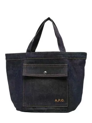 A.p.c. Jade Tote Bag - Blue