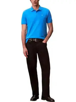 Calvin Klein Classic Cotton Polo Shirt - Blue