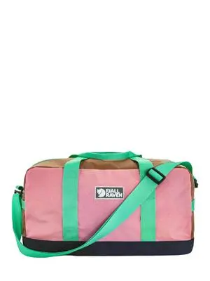 Fjallraven Colour-block Logo-patch Holdall - Pink