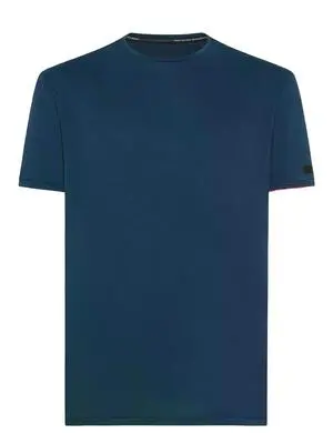 RRD Logo-patch Contrast-trim T-shirt - Blue