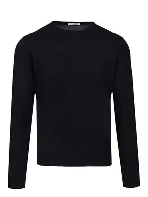 AL DUCA D’AOSTA 1902 Fine-knit Crew-neck Sweater - Blue