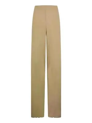 Alberta Ferretti High-waisted Trousers - Neutrals