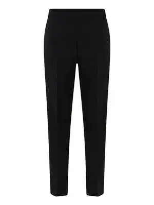 Moschino Straight-leg Elasticated-waistband Trousers - Black