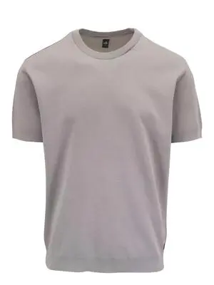 WAHTS Miles Ribbed-trim Piqué T-shirt - Grey