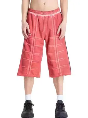Adidas Thug Club Panelled Shorts - Red
