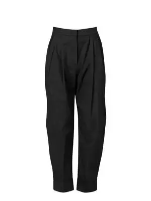 PT TORINO Pleated Detail Trousers - Black