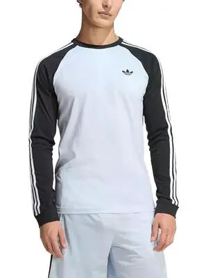 Adidas 3-stripes Raglan-sleeve T-shirt - Blue