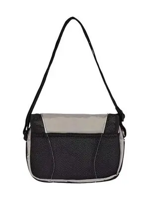 Adidas Logo-print Mesh Messenger Bag - Grey