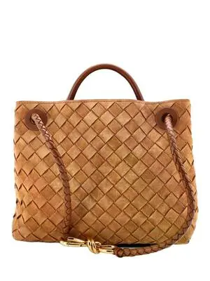 Bottega Veneta Andiamo Top Handle Bag - Brown