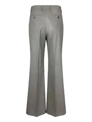 Seventy Pressed Crease Wide-leg Trousers - Grey