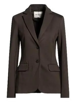 OTTOD'AME OTTOD'AME Single-Breasted Blazer Brown