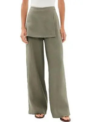 VRG GRL Musa Linen Pants - Sage