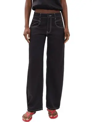 Lioness Serenity Satin Pants - Noir