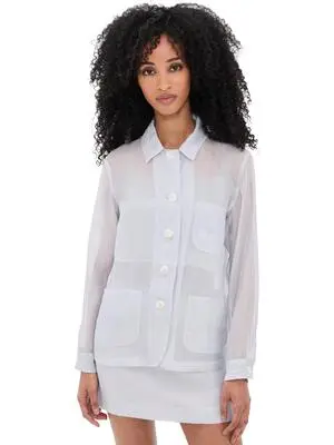 Rag & Bone Jolene Organza Jacket - Grey