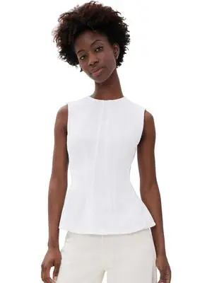 AGOLDE Corbin Shell Tank - Marshmallow