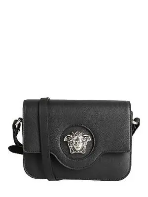 Versace Calfskin Cross-body Bag - Black