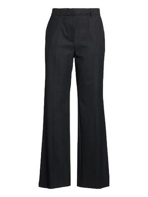 OTTOD'AME Flannel High Waisted Flared Pants - Grey