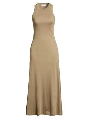 IVY OAK Organic Cotton Maxi Dress - Beige