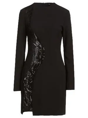 Just Cavalli Bodycon Mini Dress With Sequins - Black