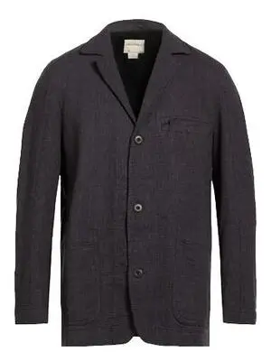 Crossley Single-breasted Herringbone Blazer - Grey