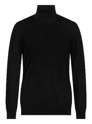 Barena Venezia Merino Wool Turtleneck - Black