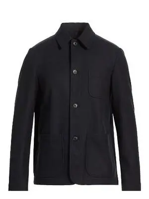 Montedoro Virgin Wool, Polyamide, And Cashmere Overshirt - Blue