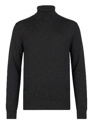 JACK & JONES Turtleneck Size Cotton, Recycled Polyester - Grey