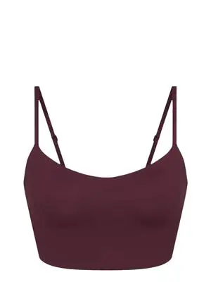 Nike X Skims Matte Cami Longline Bra - Currant