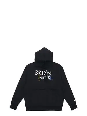Nike Brooklyn Nets Basketball Hoodie - Black