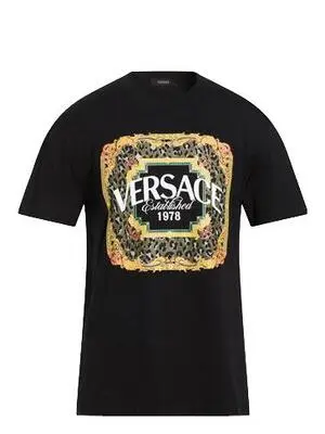 Versace T-shirt Size Cotton - Black