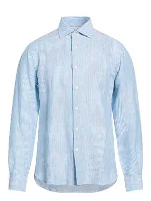 120% Lino Shirt Size Linen - Blue