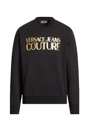 Versace VERSACE JEANS COUTURE Sweatshirt With Logo Black
