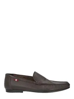 Bally Loafers In Pebbled Leather - Brown