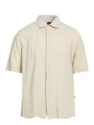 BOSS Shirt Size Linen - Beige