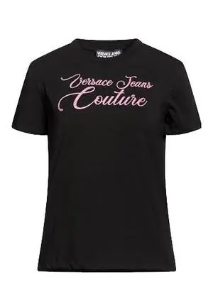 Versace Cotton Elastane T-shirt - Black