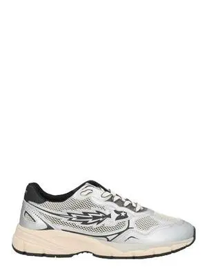 ENTERPRISE JAPAN Low-top Sneakers In Metallic - Silver