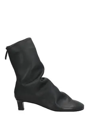 CastaÑer Leather Ankle Boots - Black