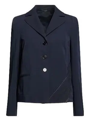 High Blazer In Polyester, Viscose And Elastane - Navy