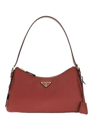 Prada Prada Aimée Medium Leather Shoulder Bag Red