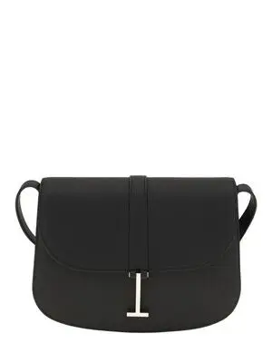 TOM FORD Small Leather Crossbody Bag - Black