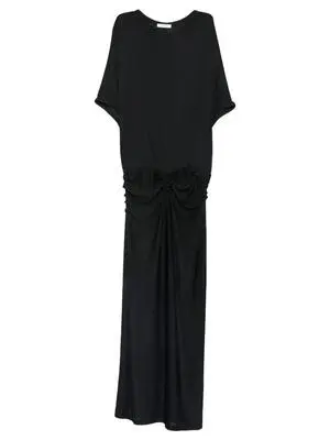 THE ROW Delyra Maxi Dress - Black