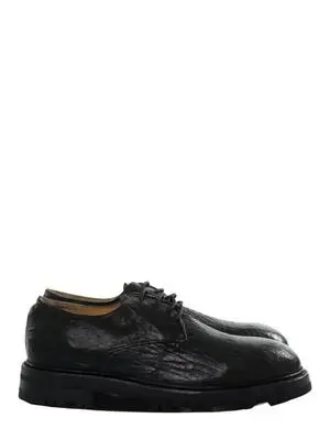 ZIGGY CHEN Ziggy Chen Crinkled-Leather Derby Shoes