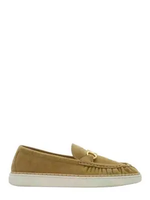 FERRAGAMO Gancini Ornament Loafers - Neutrals