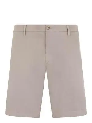 Fedeli Straight-leg Chino Bermuda Shorts - Neutrals