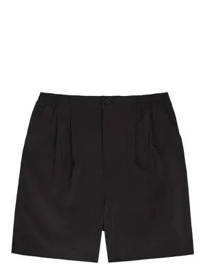 PICANTE Pleated Shell Shorts - Black