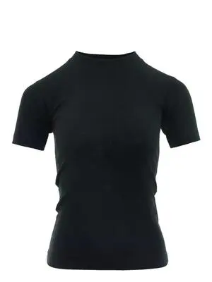 Fear Of God Ribbed Knit High Neck T-shirt - Black