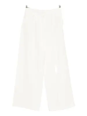 Calvin Klein Wide Leg Trousers - White