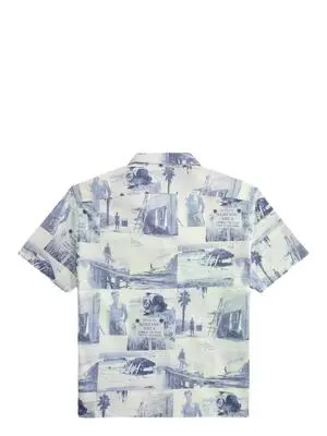 Ralph Lauren Graphic-print Short-sleeve Shirt - Blue
