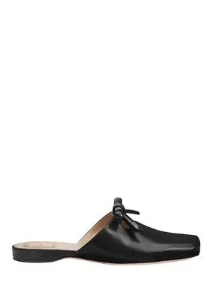 Dior Cœur Mule" In Glossed Sheepskin - Black